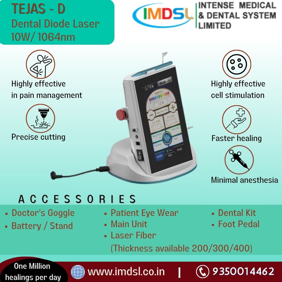 High Performing Dental Diode Laser-Tejas D